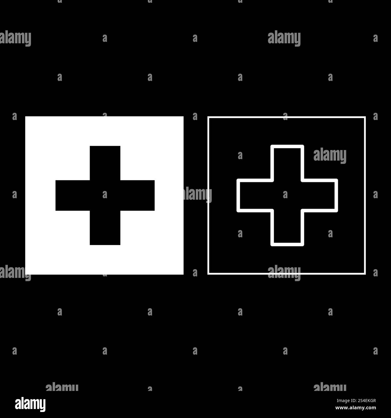 Flag of Switzerland icon set white color illustration flat outline ...