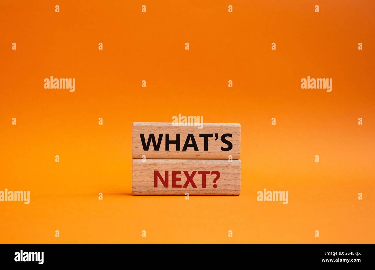 What is next symbol. Concept word What is next on wooden blocks ...