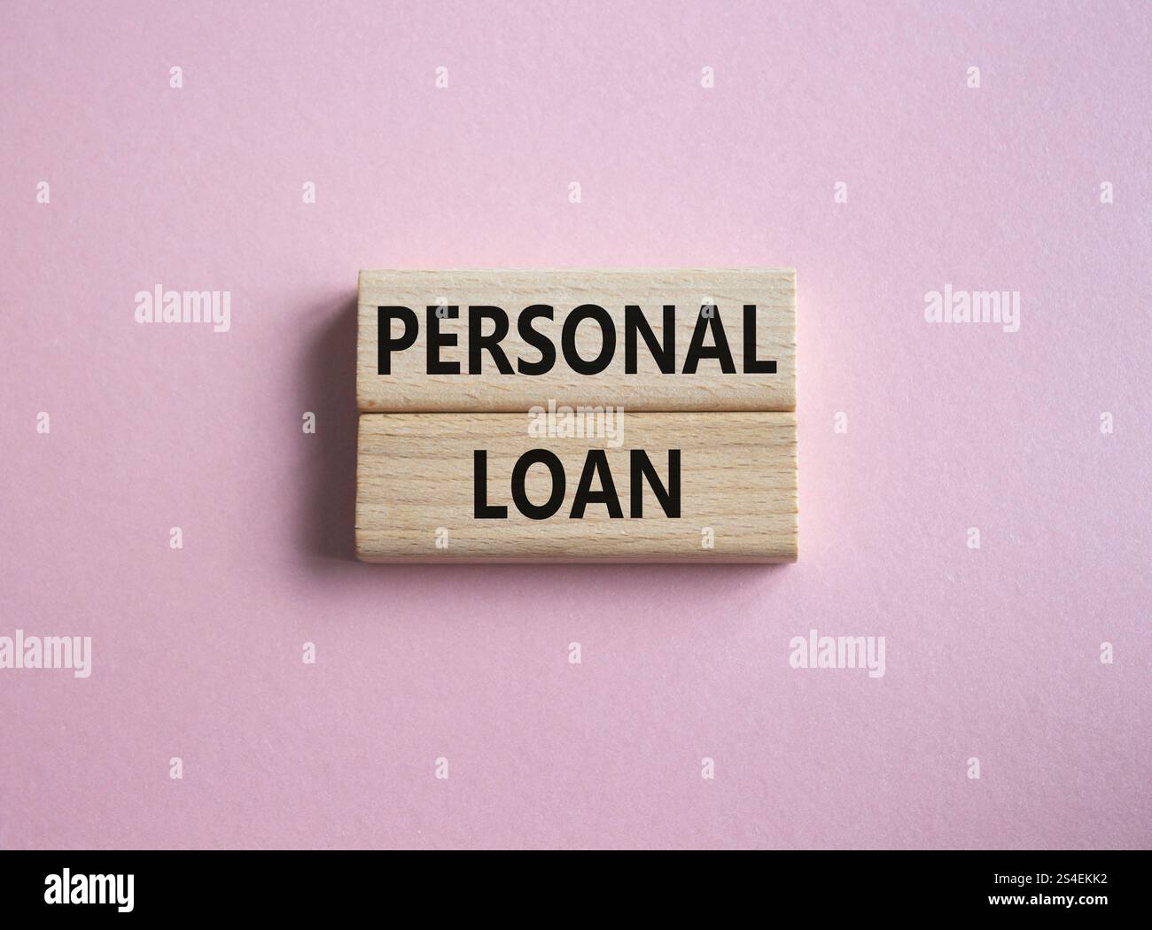 Personal Loan symbol. Concept word Personal Loan on wooden blocks ...