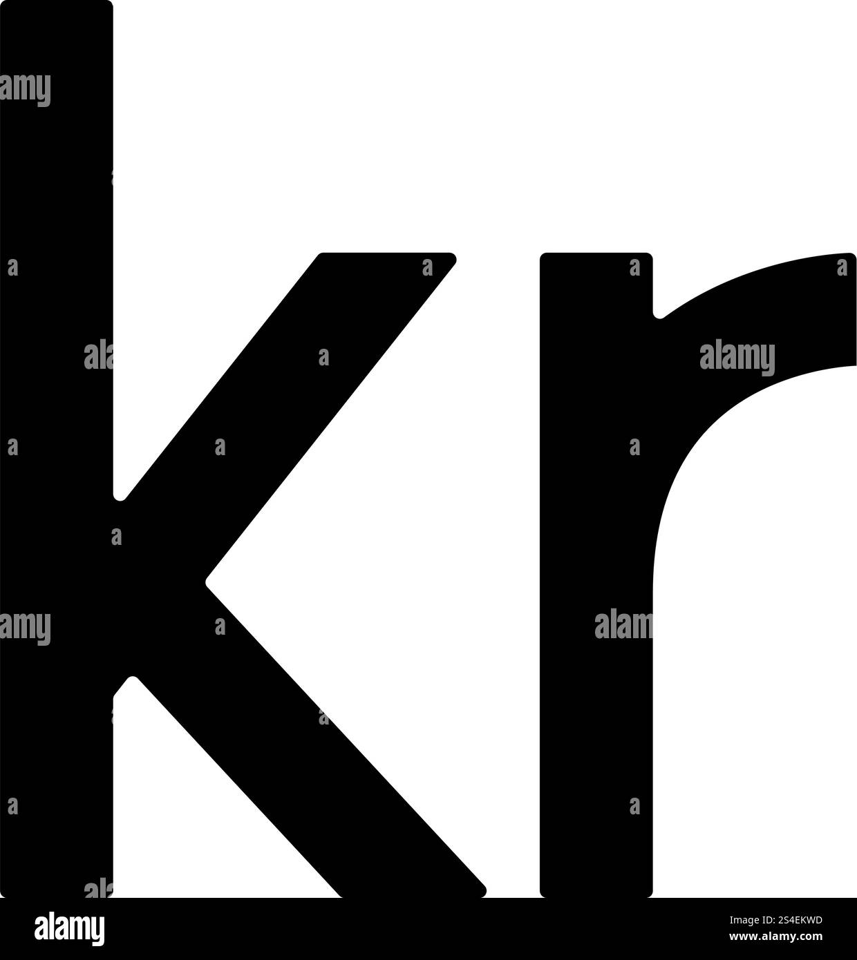 Krone of Denmark Danish krone icon black color vector illustration flat ...