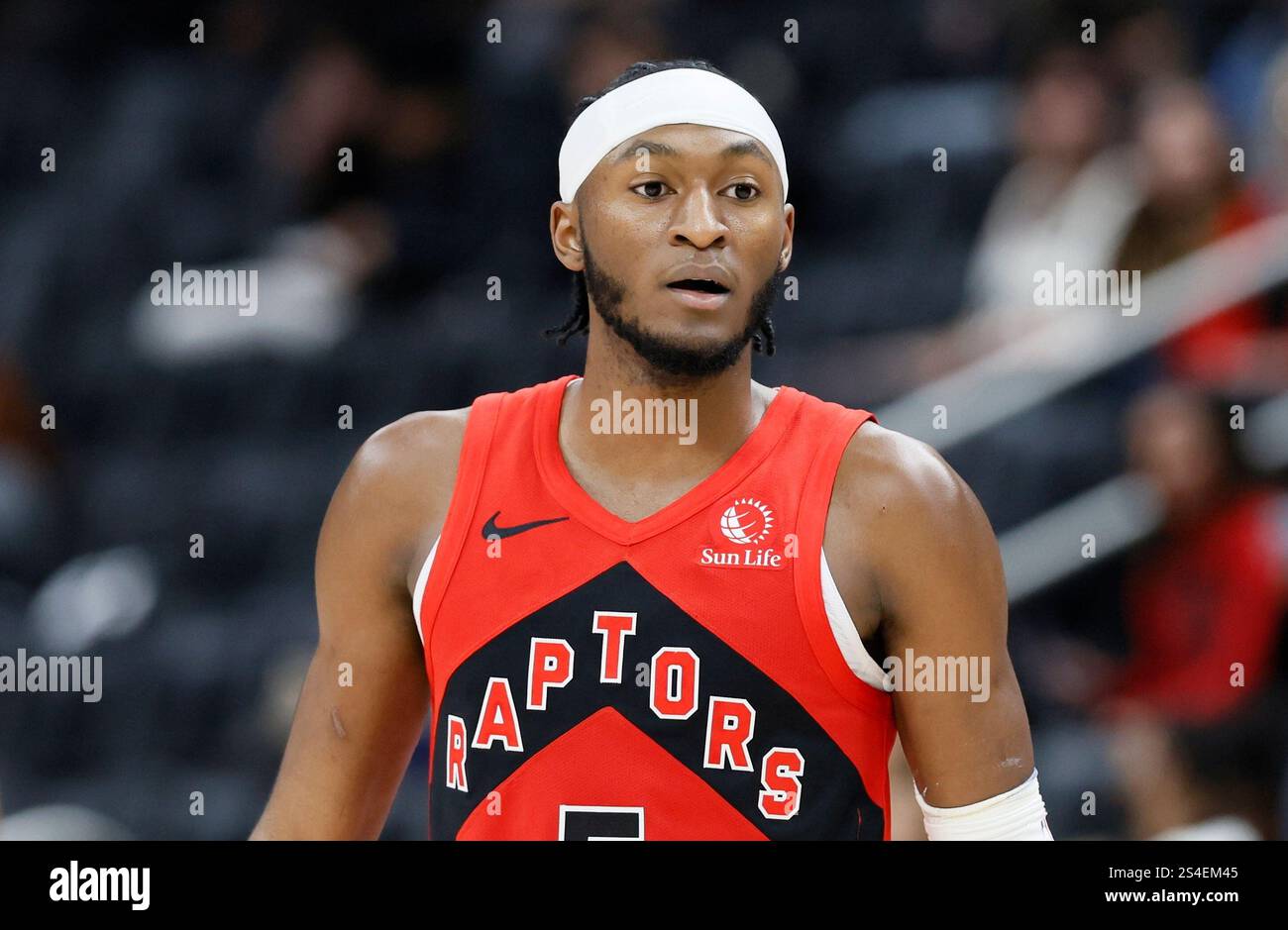 Toronto Raptors guard Immanuel Quickley (5) during the second half of ...