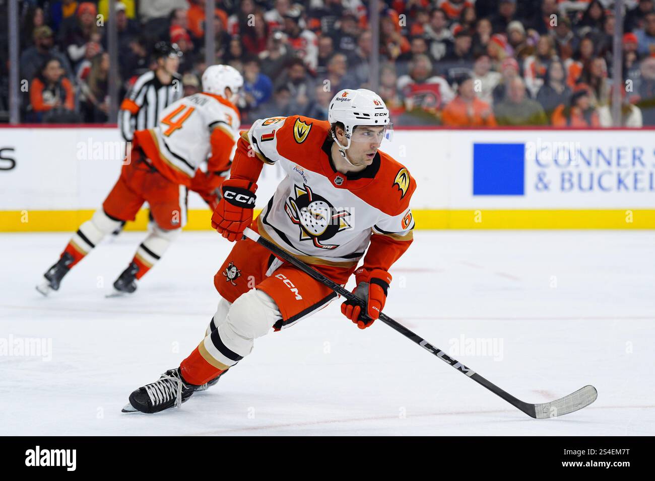 Anaheim Ducks' Cutter Gauthier in action during an NHL hockey game ...