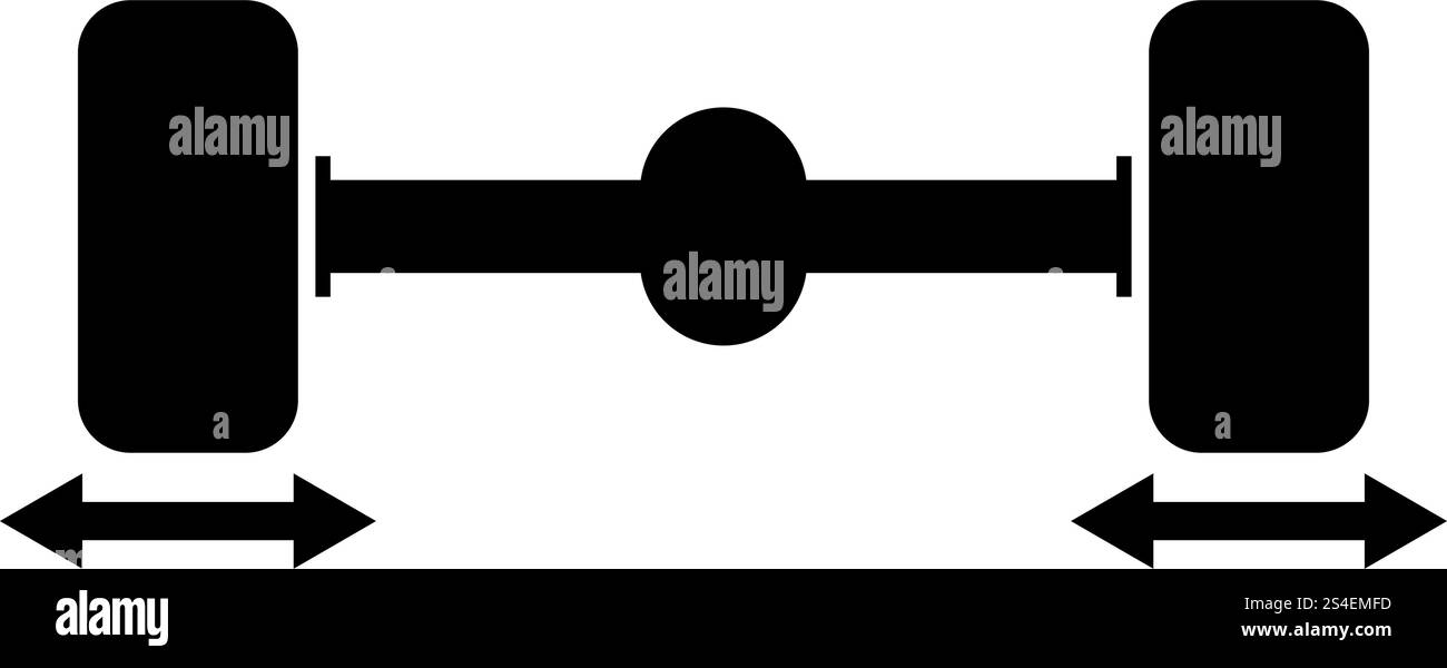 Fix car wheels Computer wheel balancer icon black color vector ...