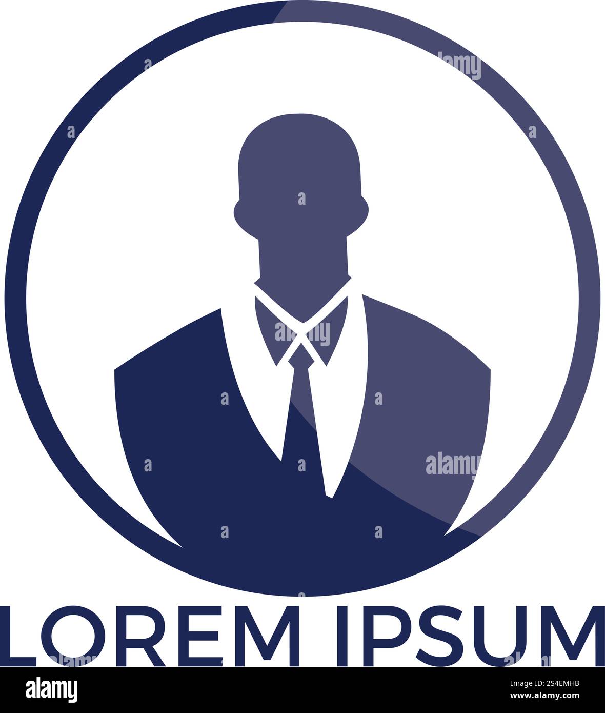 Leadership and Recruitment agency vector logo design. Businessman logo ...