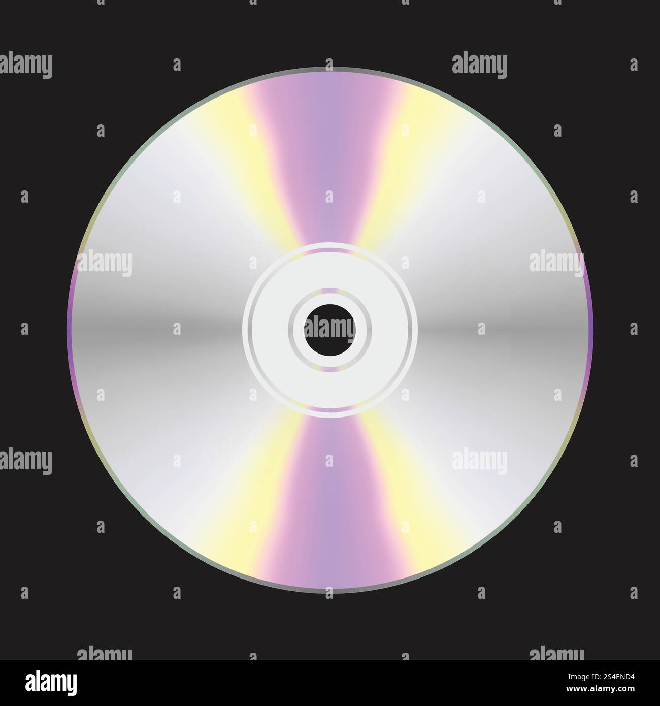 Cartoon retro y2k compact disk for personal computer. CD isolated on ...