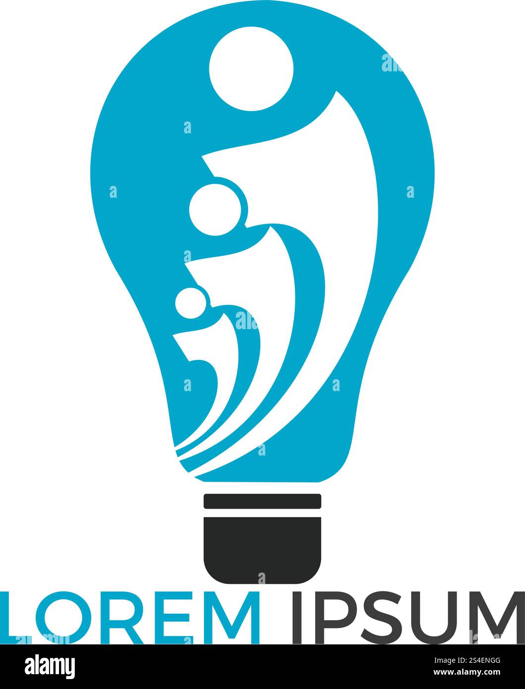 People in light bulb vector design. Corporate business and industrial ...