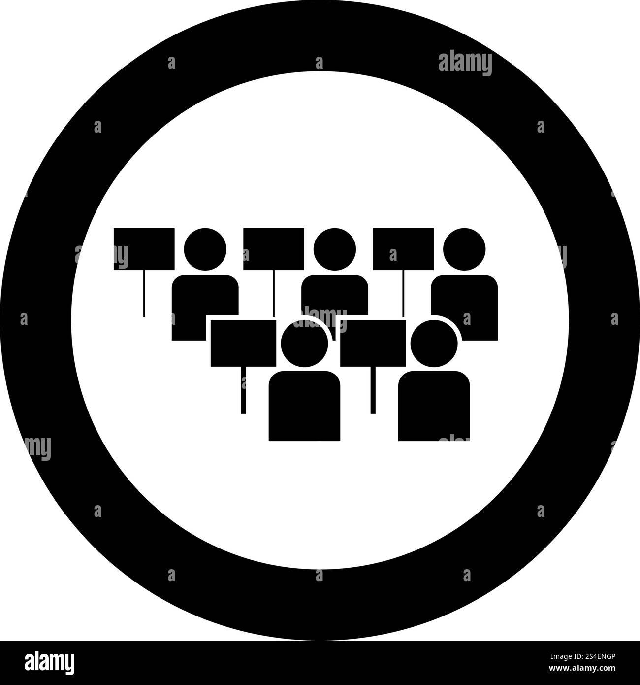 Protest concept Demonstration Crowd of protesters people Revolution ...