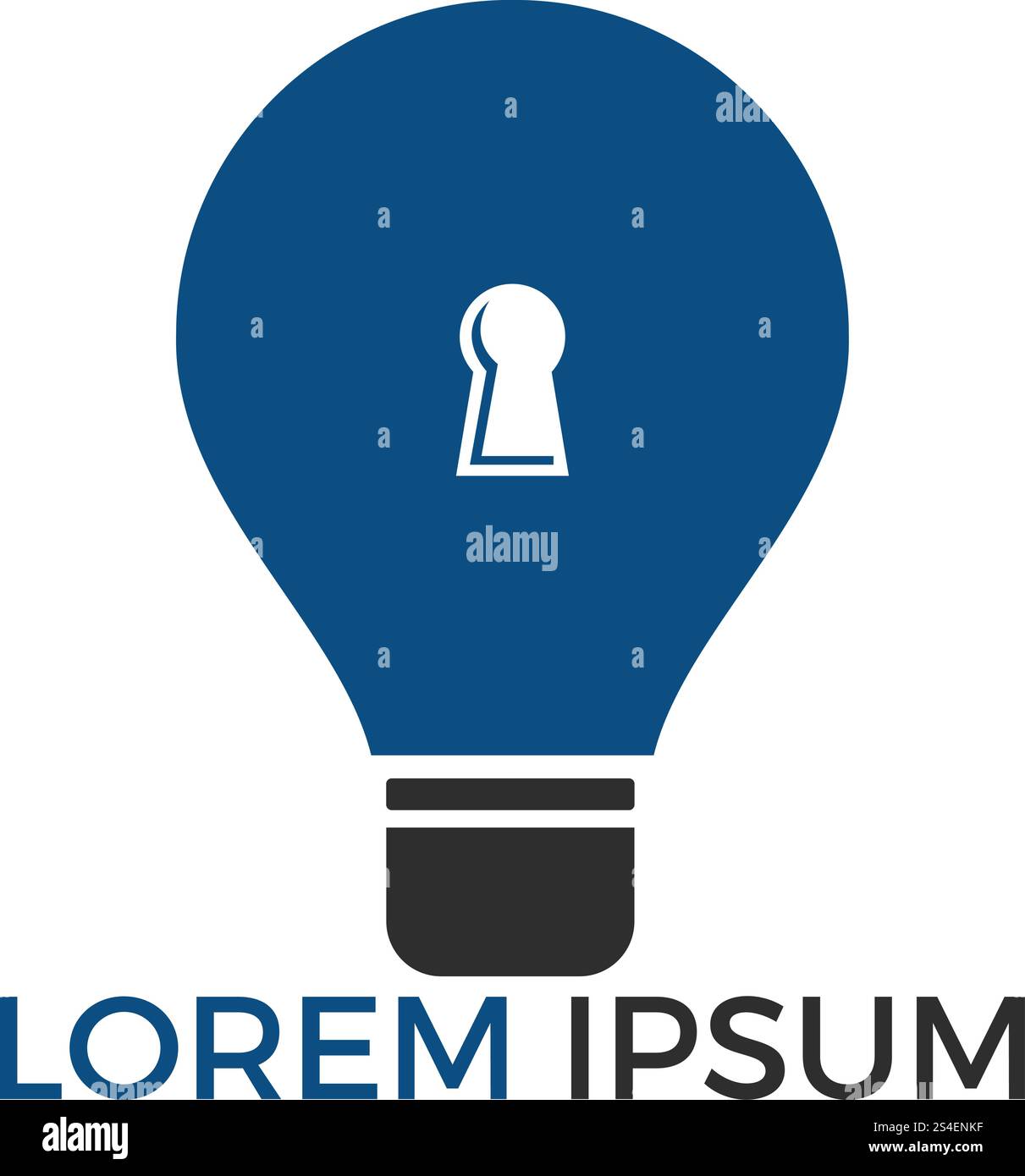 Bulb and lock logo design. Creative Lock Idea, inspiration, symbol ...