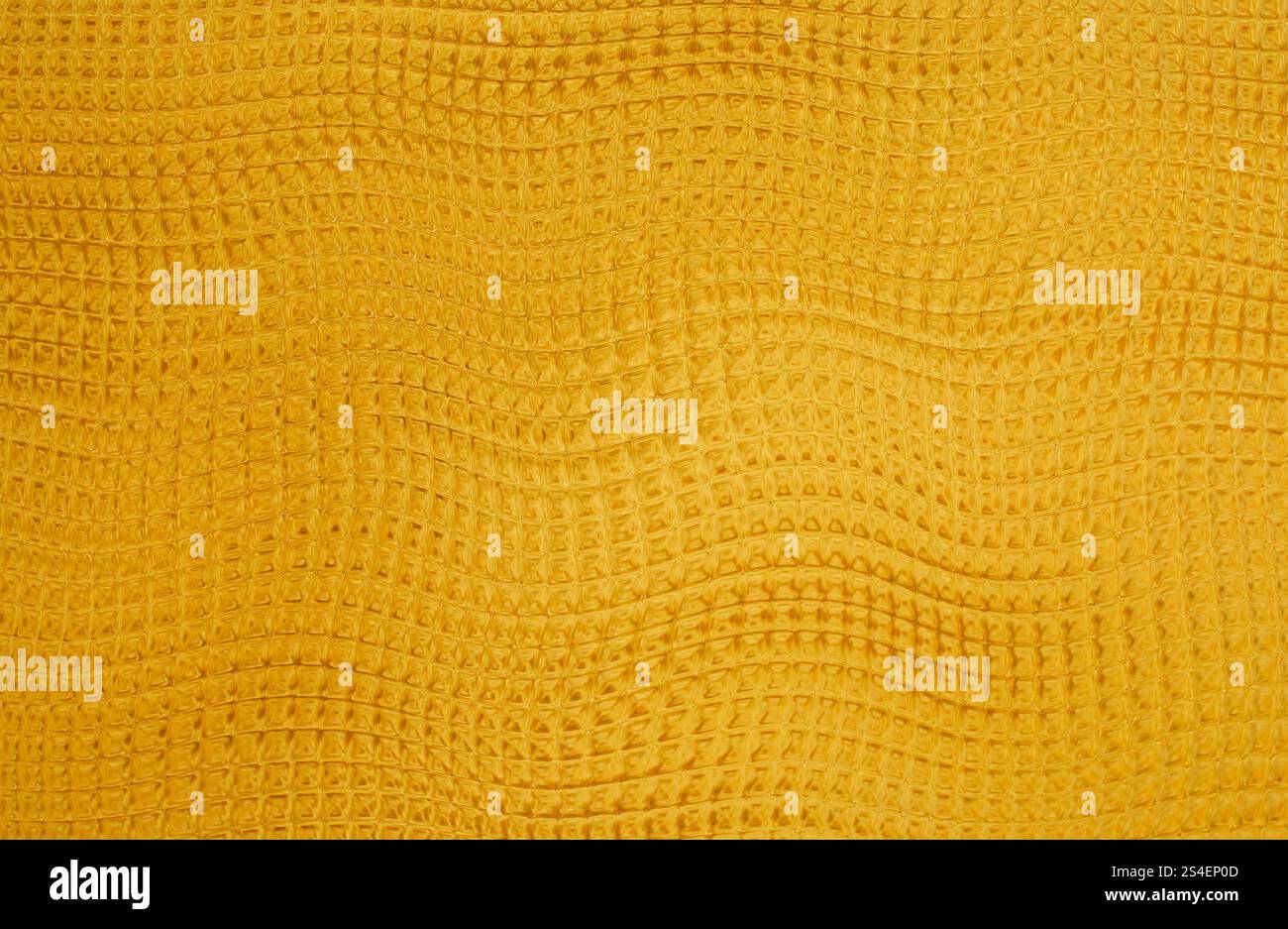 Golden color wavy corrugated glass texture with square shaped pattern ...