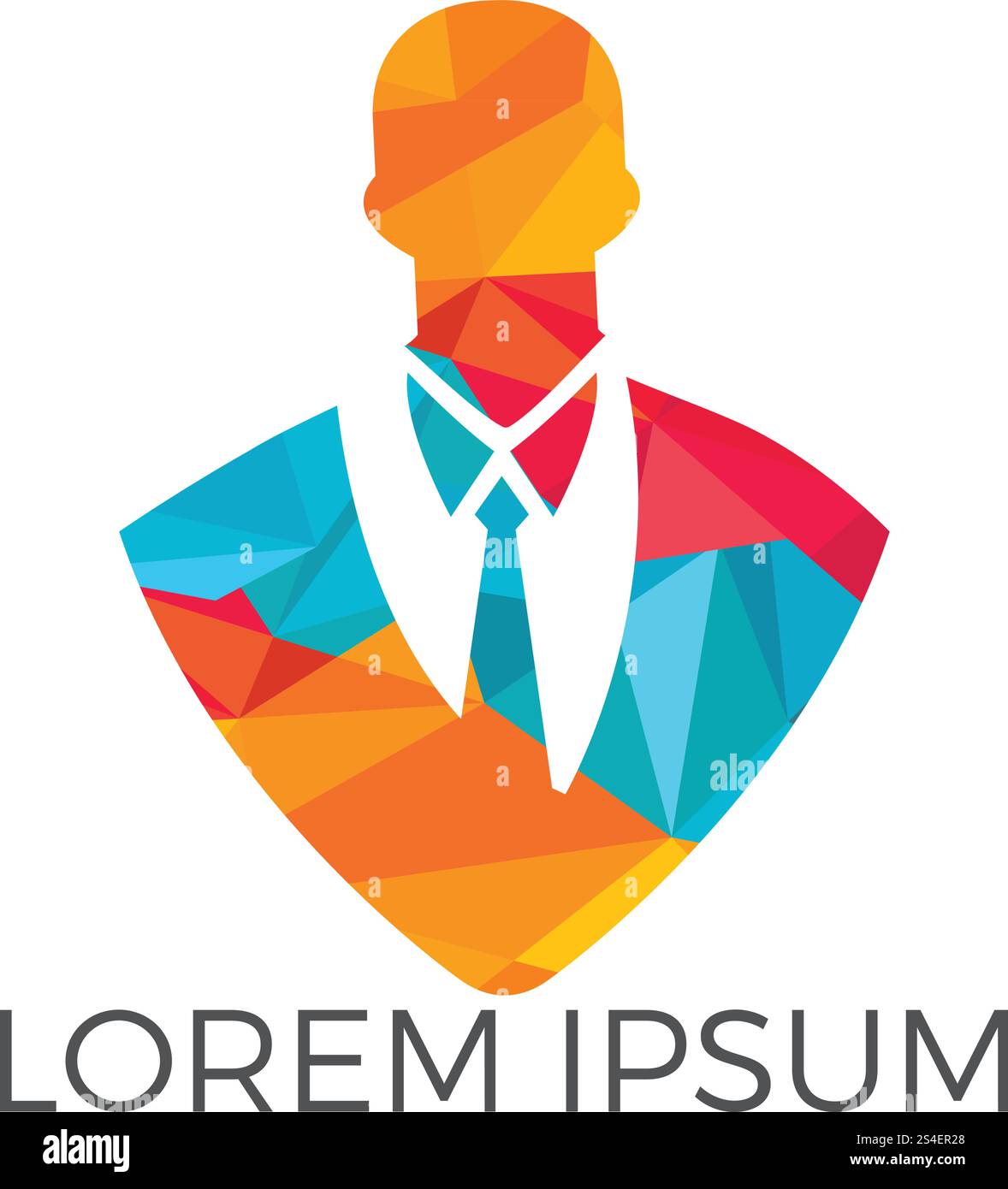 Leadership and Recruitment agency vector logo design. Businessman logo ...