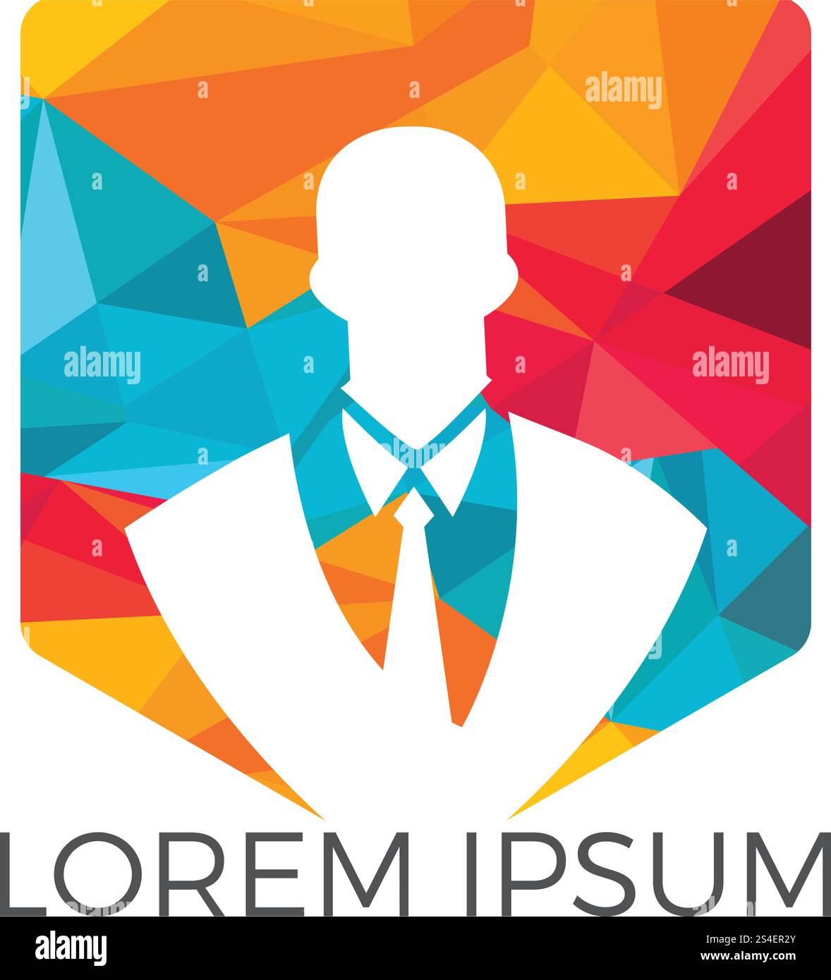 Leadership and Recruitment agency vector logo design. Businessman logo ...