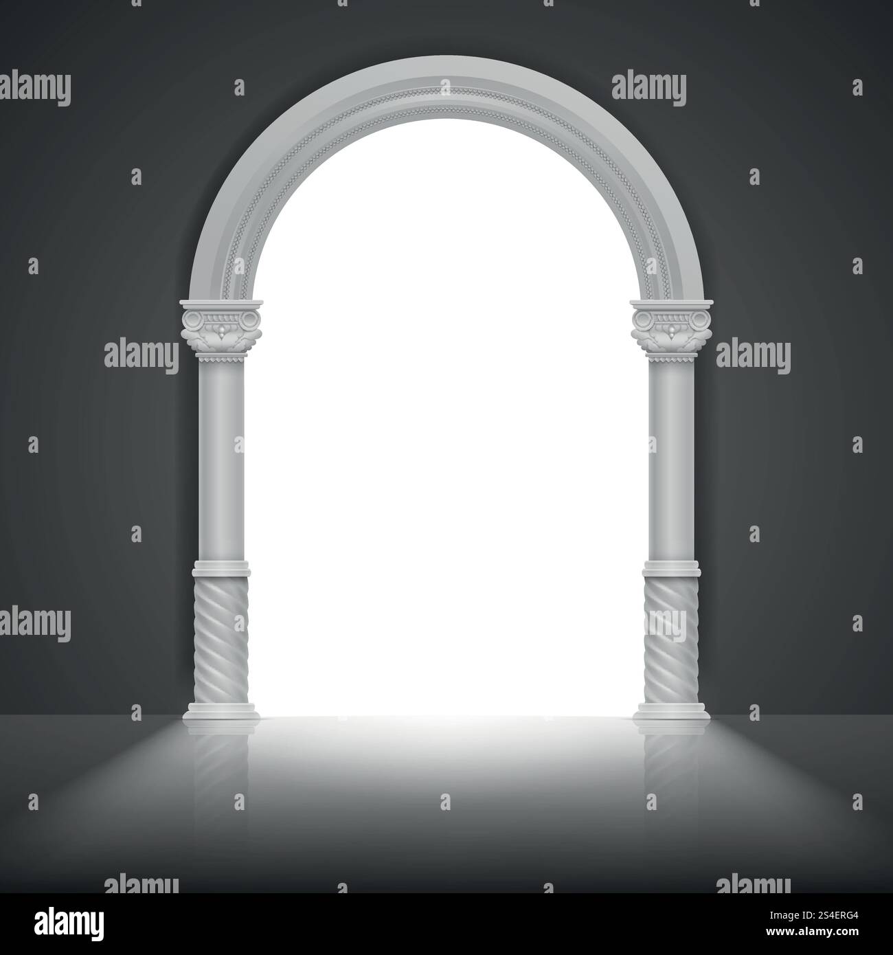 Historic roman triumphal arch Stock Vector Images - Alamy