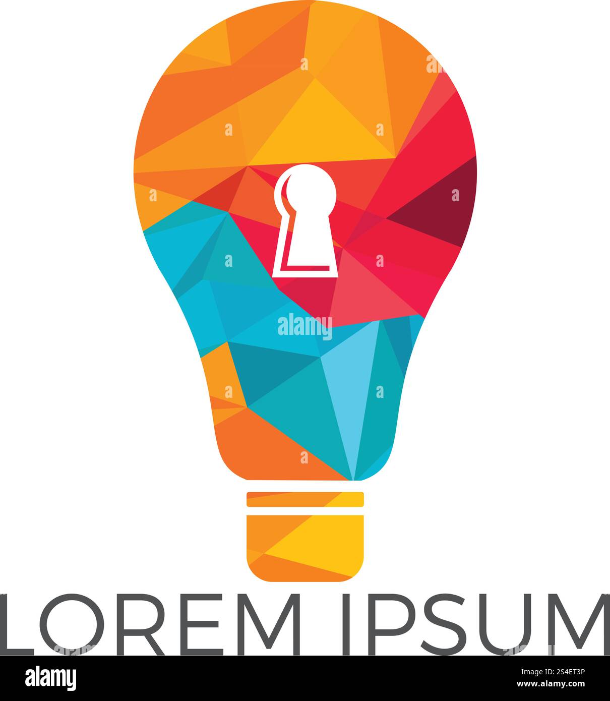 Bulb and lock logo design. Creative Lock Idea, inspiration, symbol ...