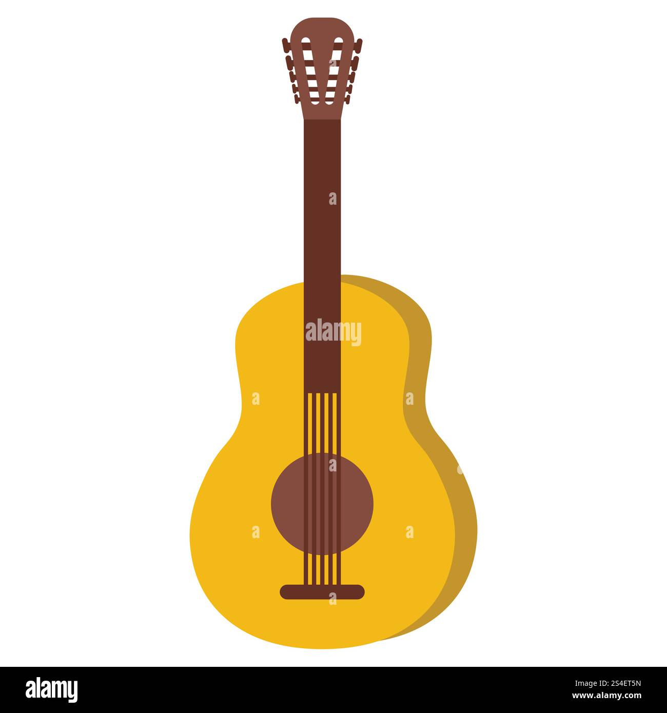 Electric guitar in white Stock Vector Images - Alamy