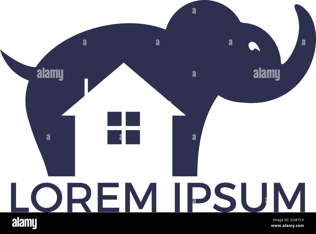 Elephant House logo design Stock Vector Image & Art - Alamy