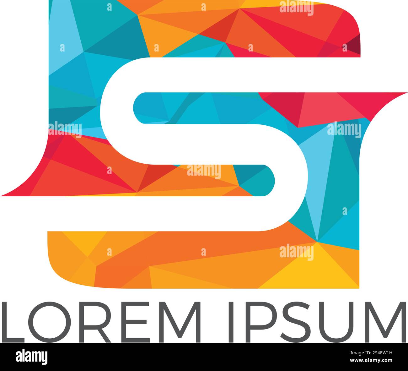 Creative letter S logo design Stock Vector Image & Art - Alamy