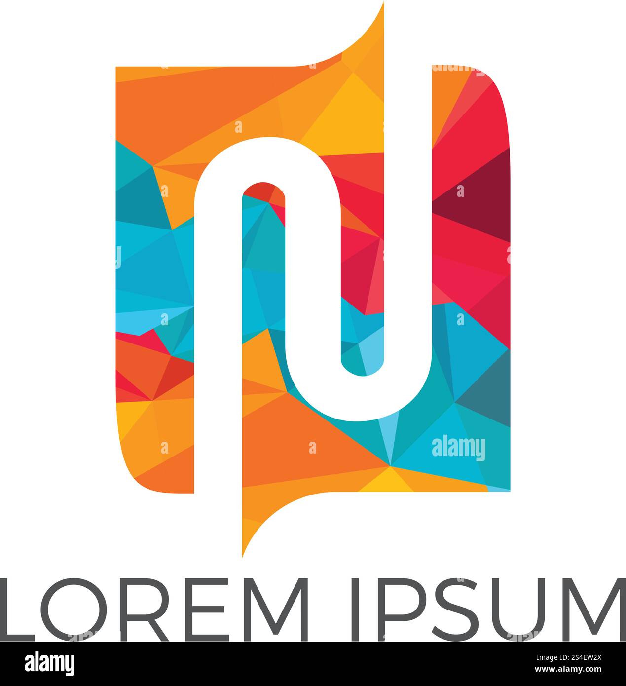 Creative letter N logo design Stock Vector Image & Art - Alamy