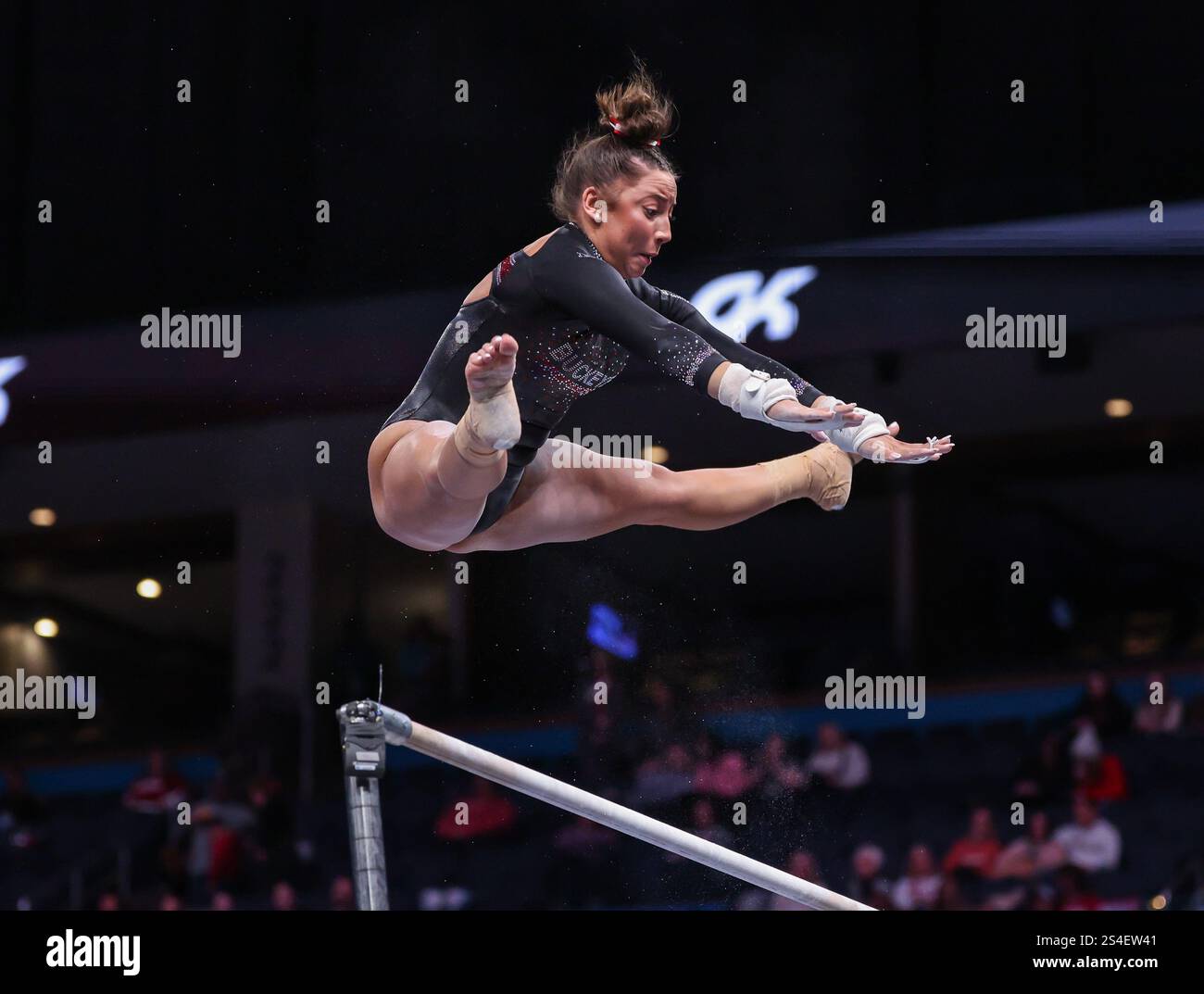Oklahoma City, OK, USA. 11th Jan, 2025. Ohio State's Courtney McCann on ...