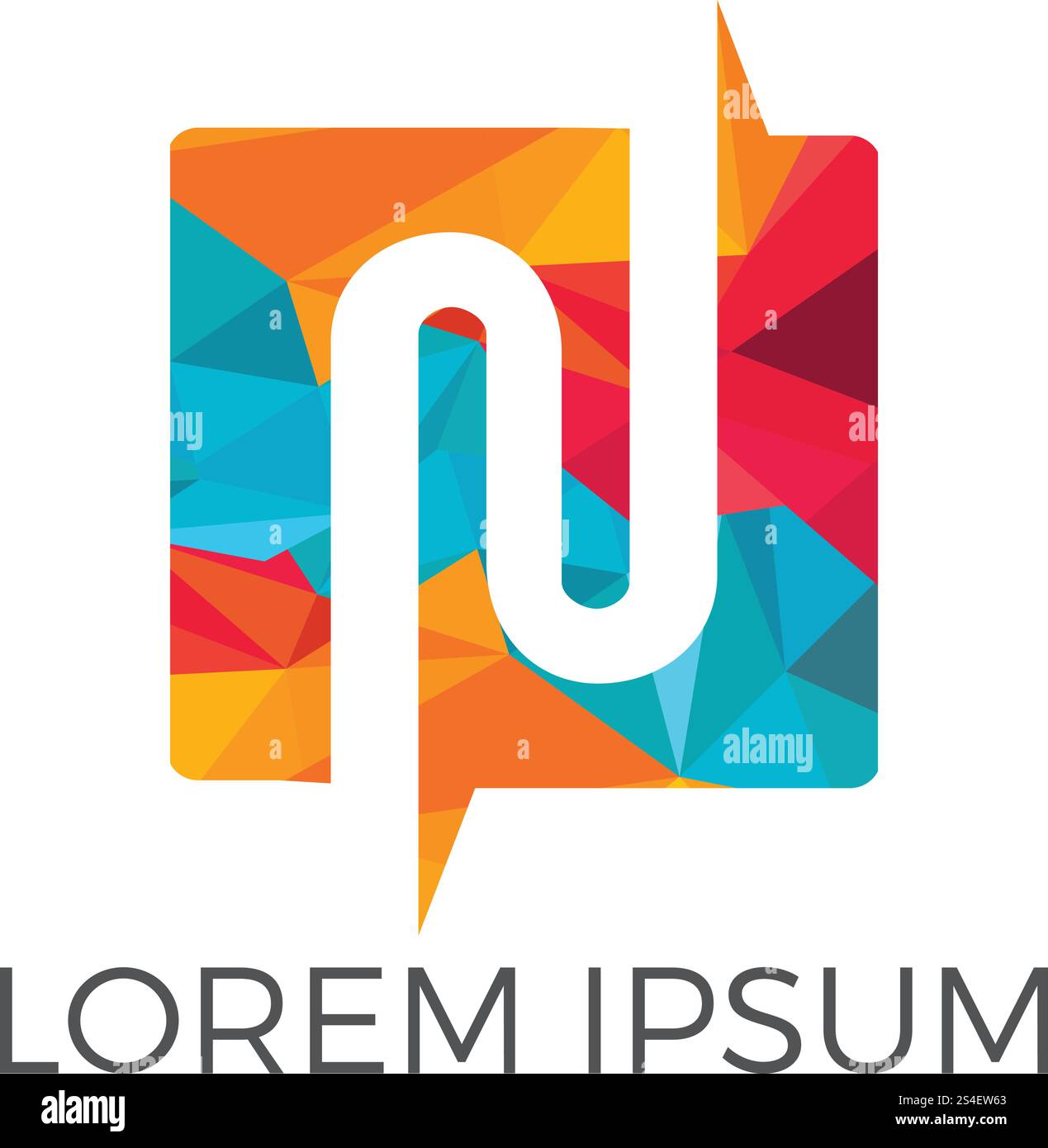 Creative letter N logo design Stock Vector Image & Art - Alamy