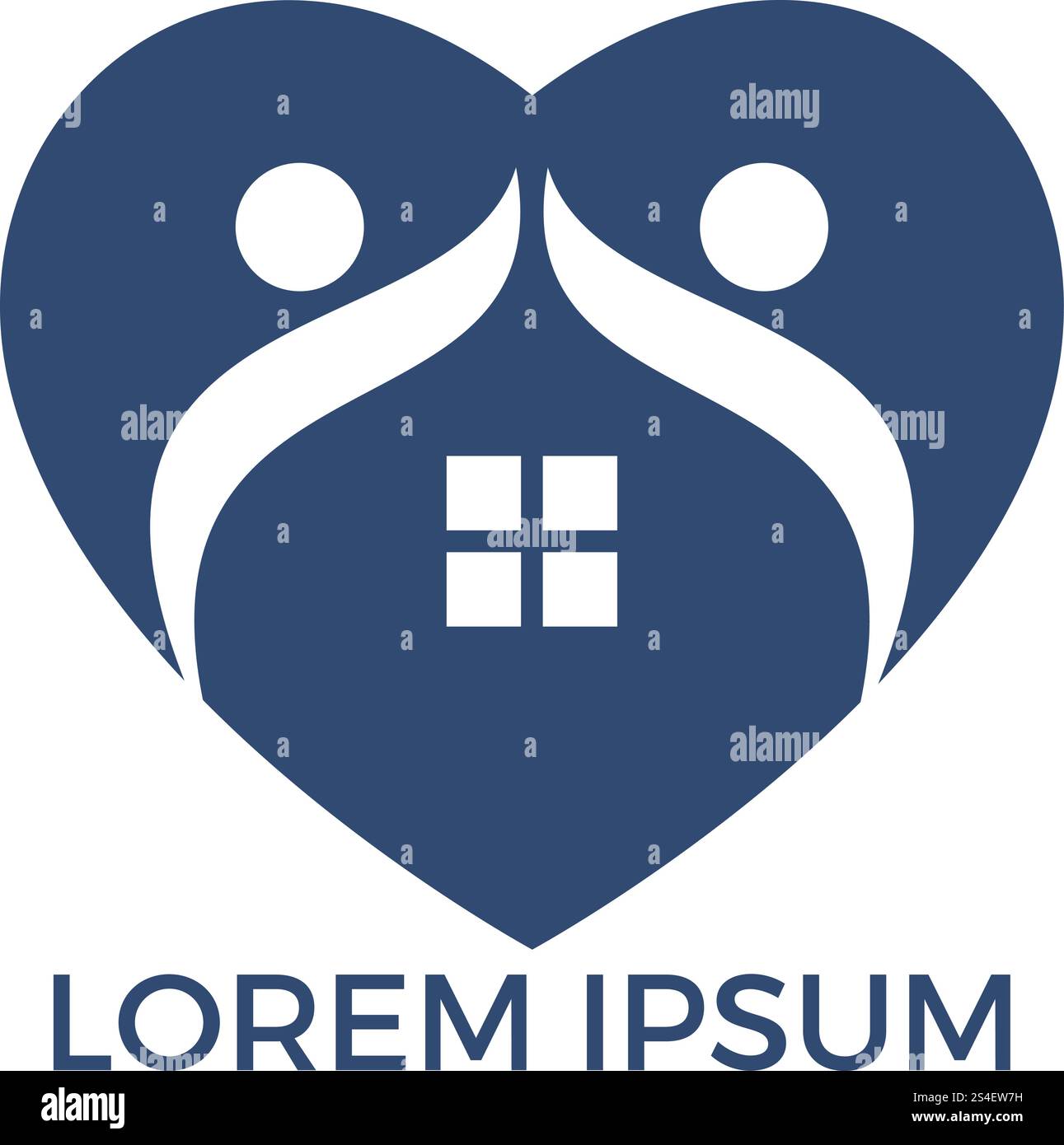 Caregiver family home Stock Vector Images - Alamy