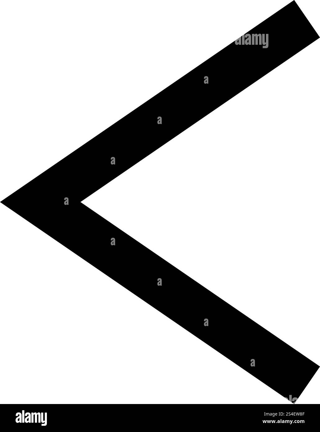 Kenaz rune Kanu symbol ulcer torch icon black color vector illustration ...