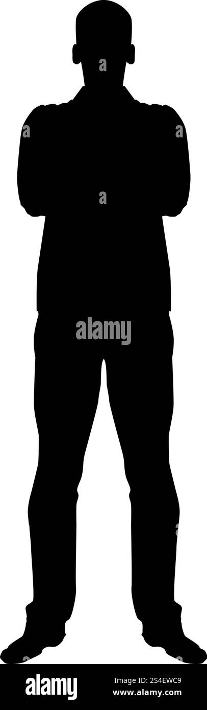 Young person arms folded Black and White Stock Photos & Images - Alamy