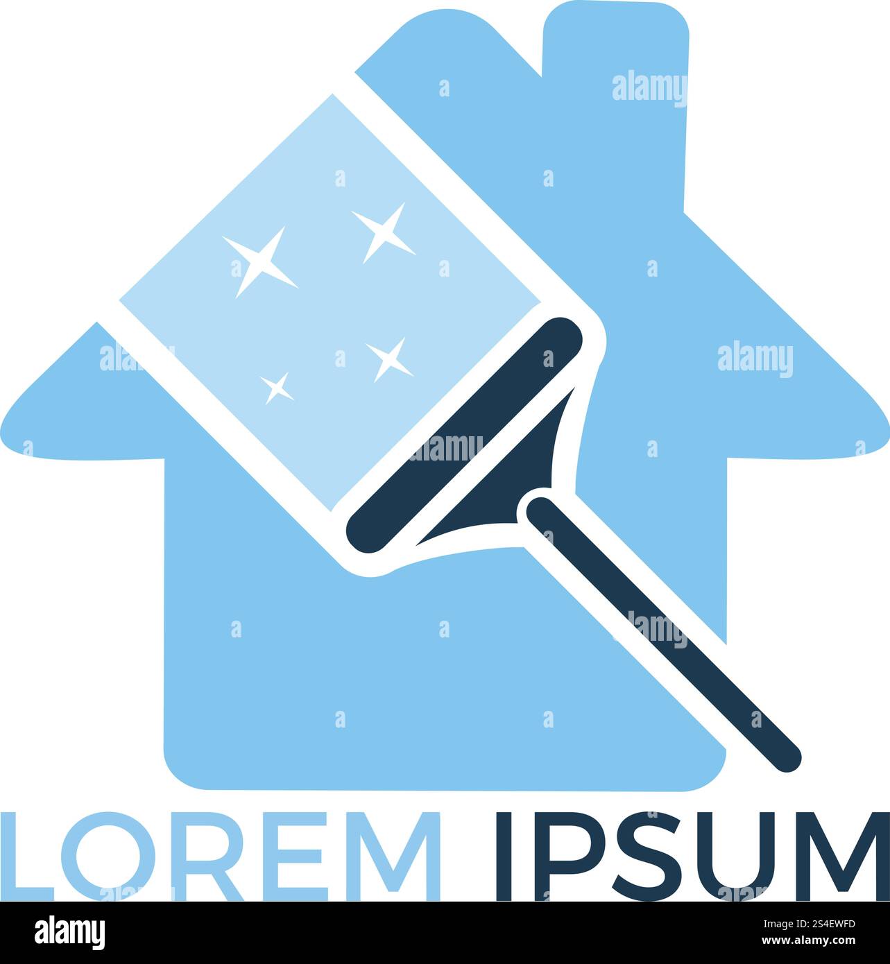 Cleaning company logo design. Cleaning house logo design Stock Vector ...