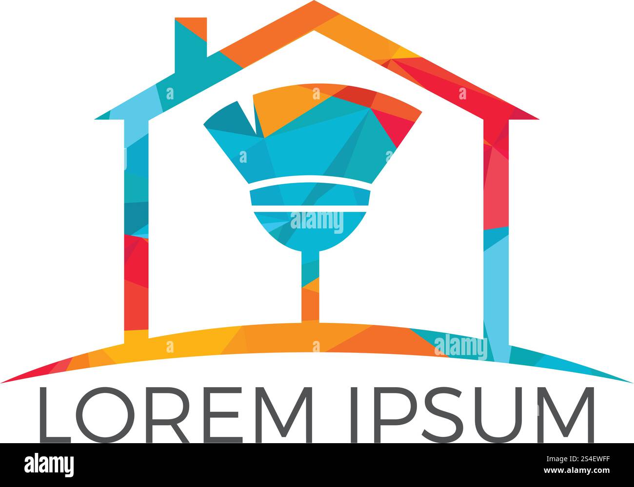 Cleaning company logo design. Cleaning house logo design Stock Vector ...