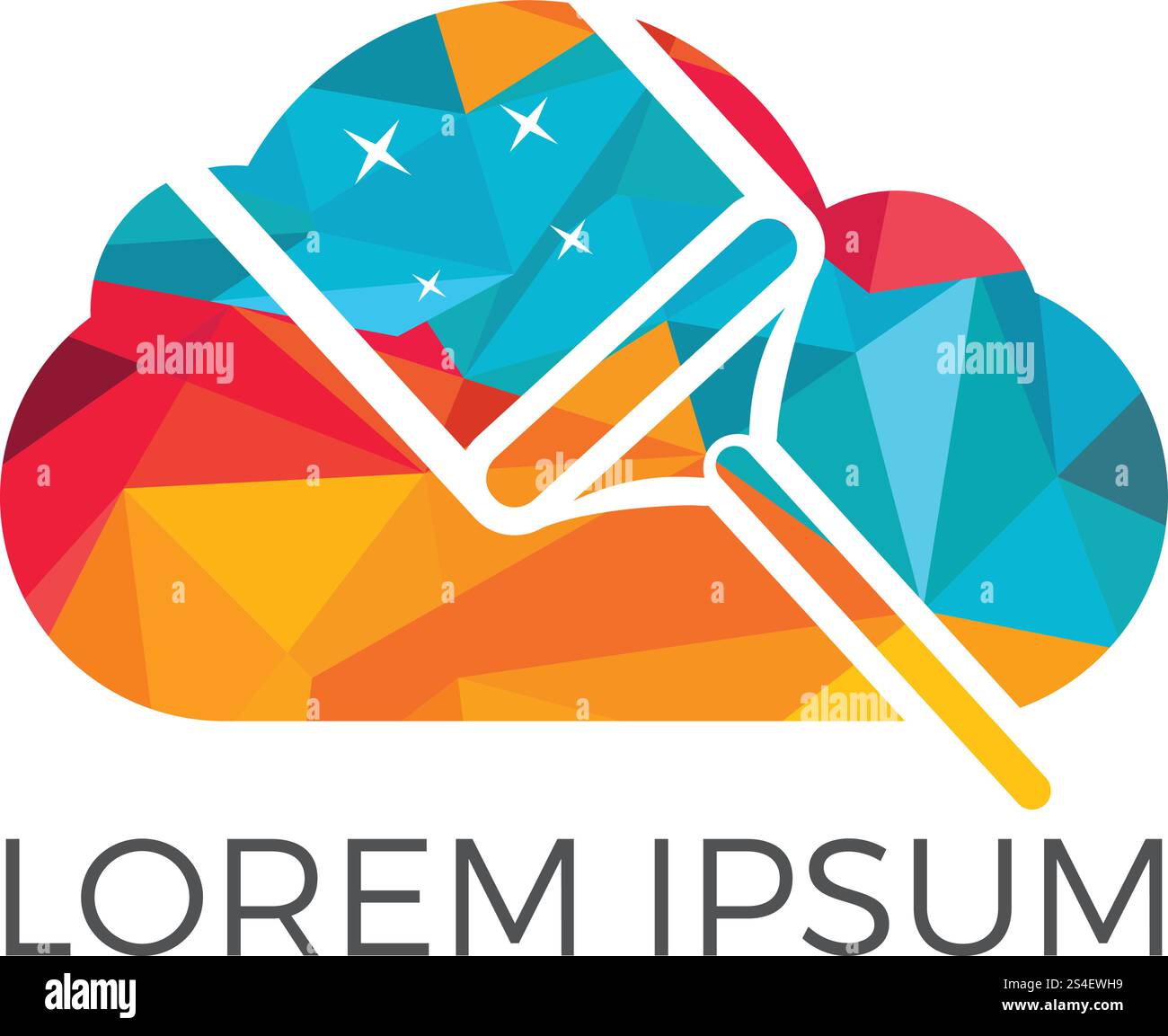 Cloud cleaning logo design. Cleaning Service Logo Design Stock Vector ...