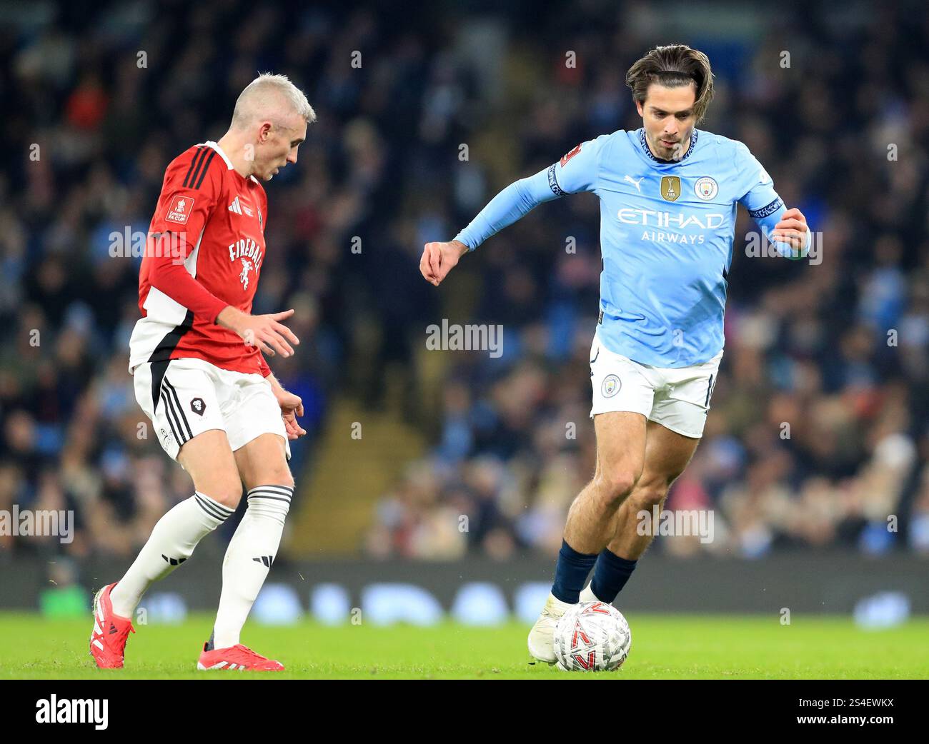Etihad Stadium, Manchester, UK. 11th Jan, 2025. FA Cup Third Round Football, Manchester City ...