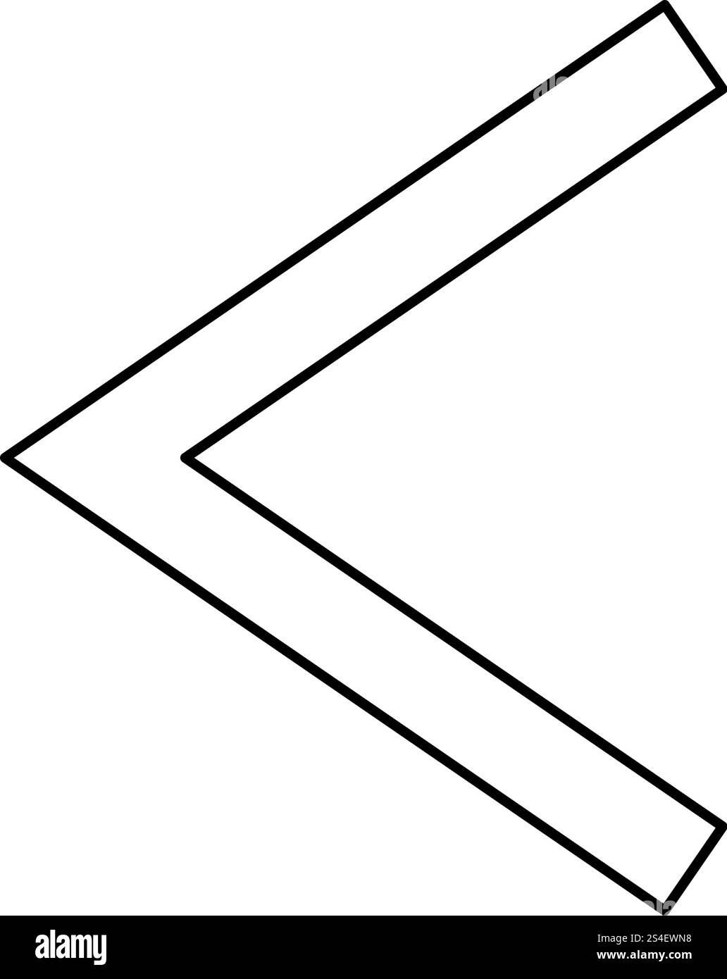 Kenaz rune Kanu symbol ulcer torch icon black color vector illustration ...