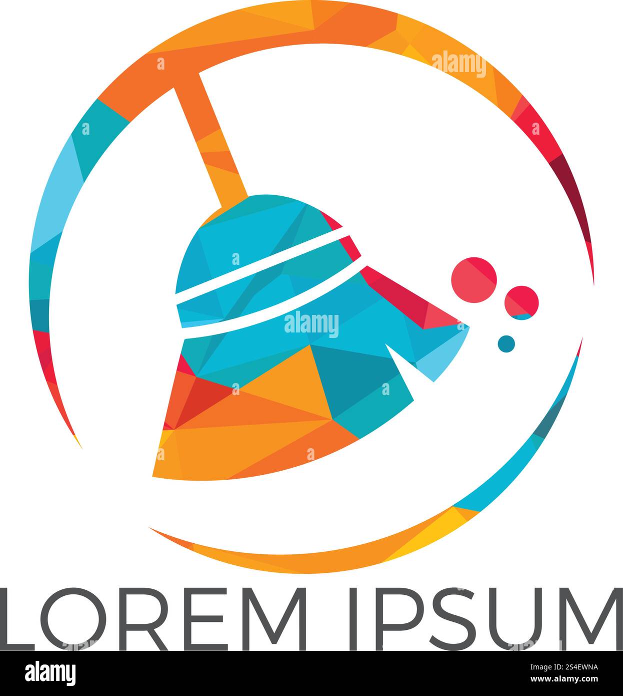 Cleaning service logo design. Concept of squeegee, purification, wet ...