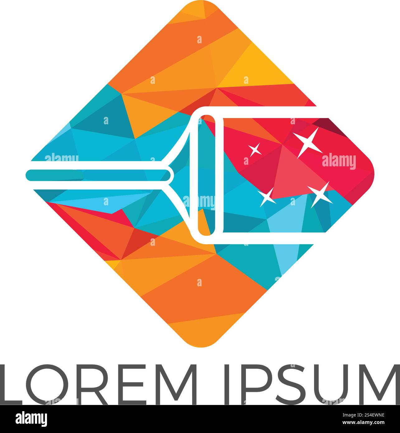 Cleaning service logo design. Concept of squeegee, purification, wet ...