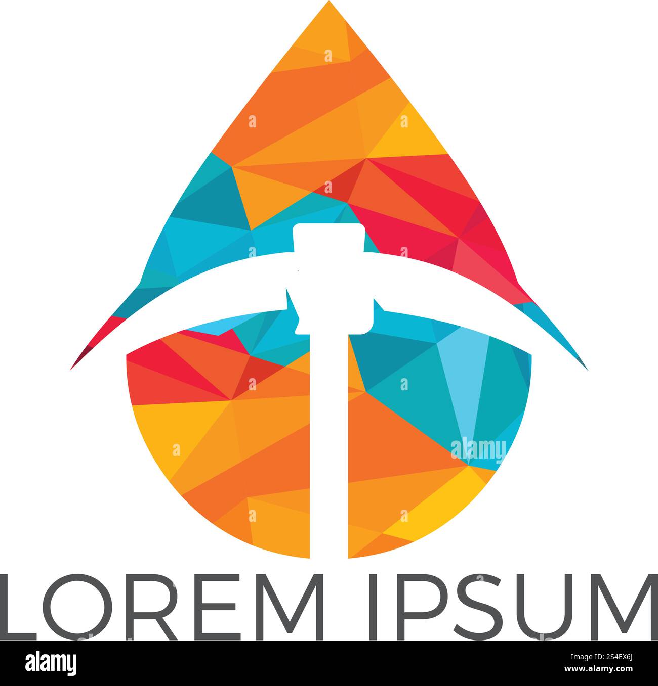 Mining Engineering Solution Logo Design.Oil drop, mine tool vector logo ...