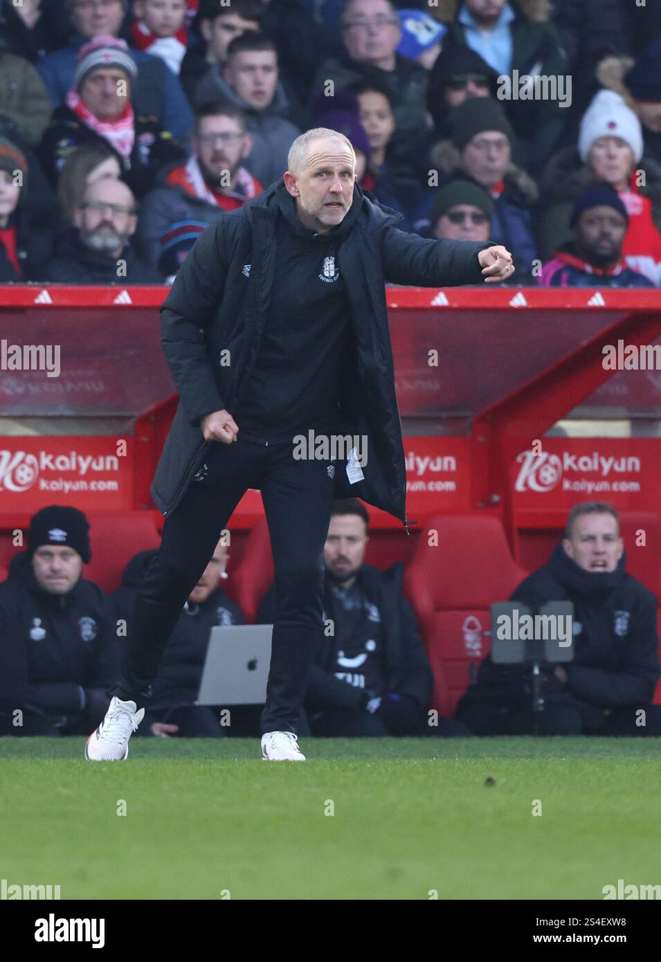 Nottingham, UK. 11th Jan, 2025. Paul Trollope (Luton Town Joint ...