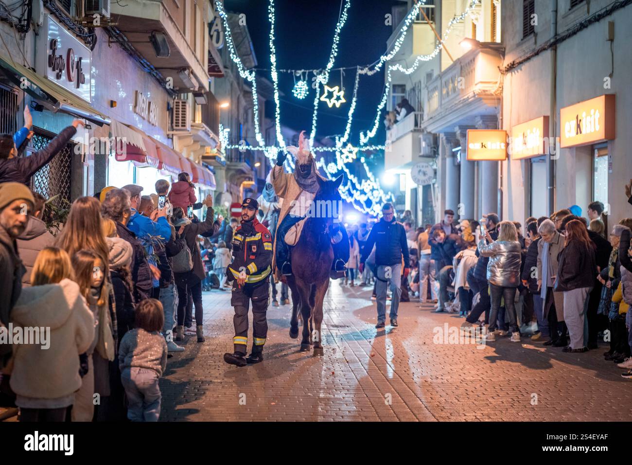 Parade of the Three Wise Men, Llucmajor, Mallorca, Balearic Islands ...