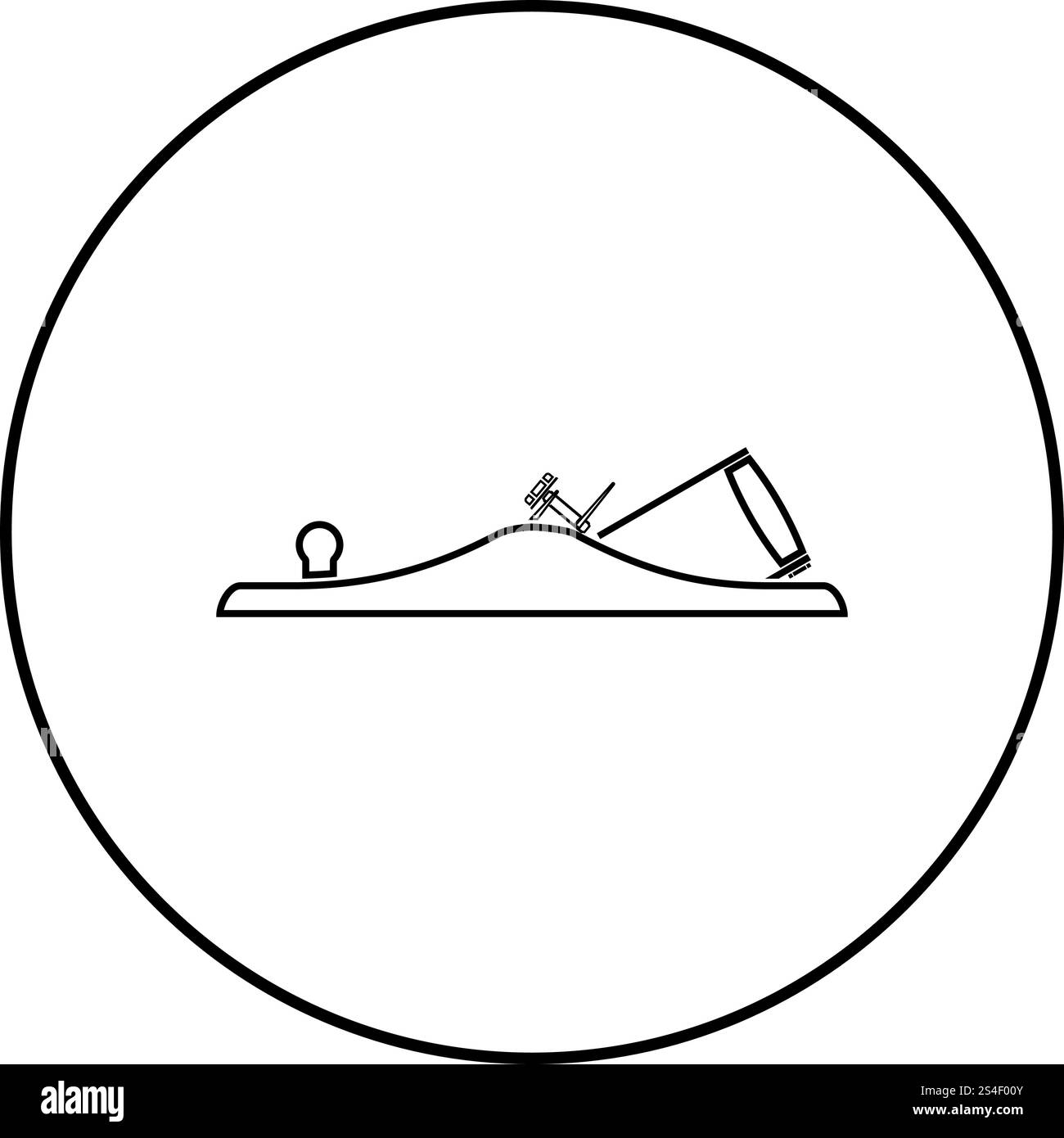 Jack plane Smoothing plane Carpenter tool symbol Hand tool for ...