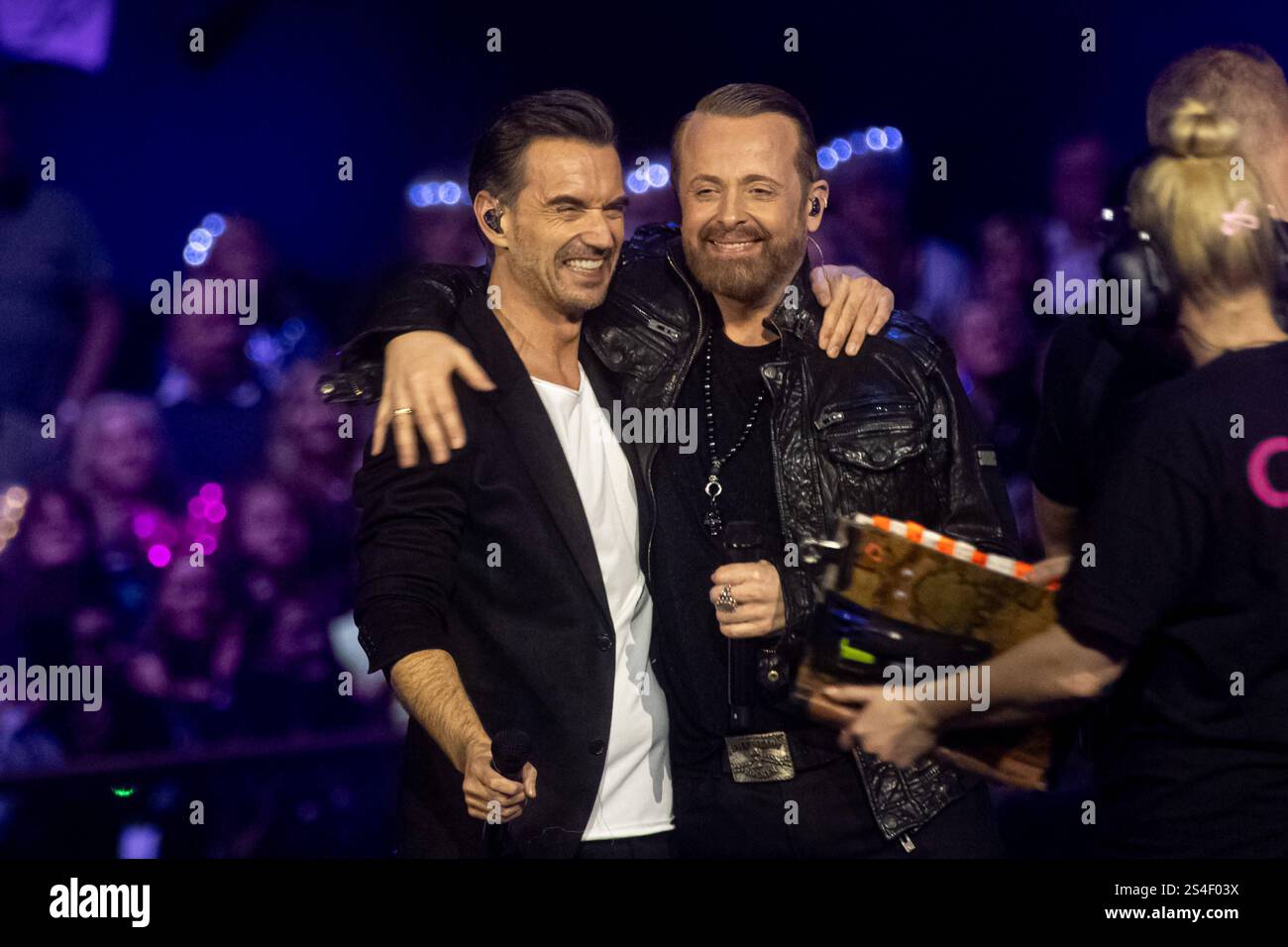 Schlagerchampions 2025 Florian Silbereisen und Ross Antony bei der ARD LIVE Sendung ...