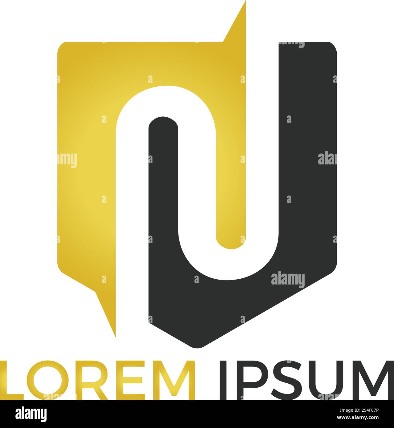 Creative letter N logo design Stock Vector Image & Art - Alamy