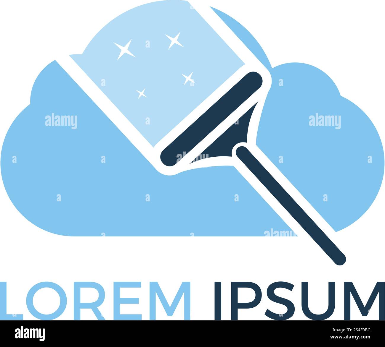 Cloud cleaning logo design. Cleaning Service Logo Design Stock Vector ...