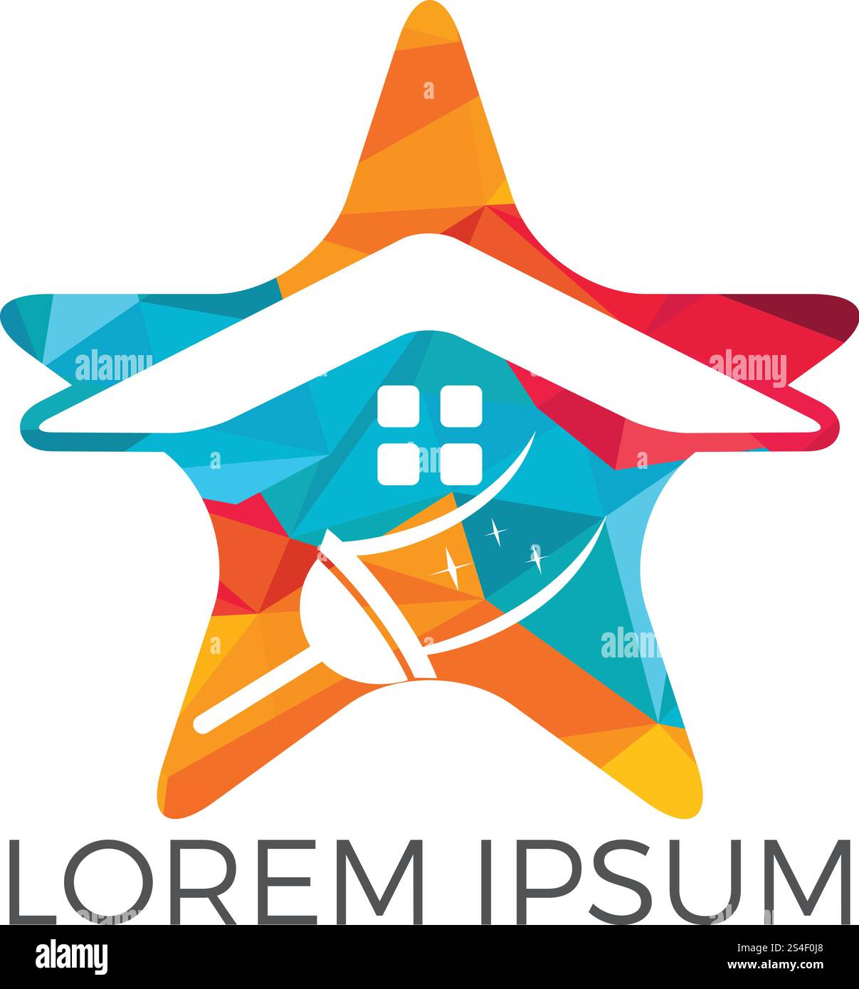 Star Cleaning Service Logo Design. Star home Cleaning Service Logo ...