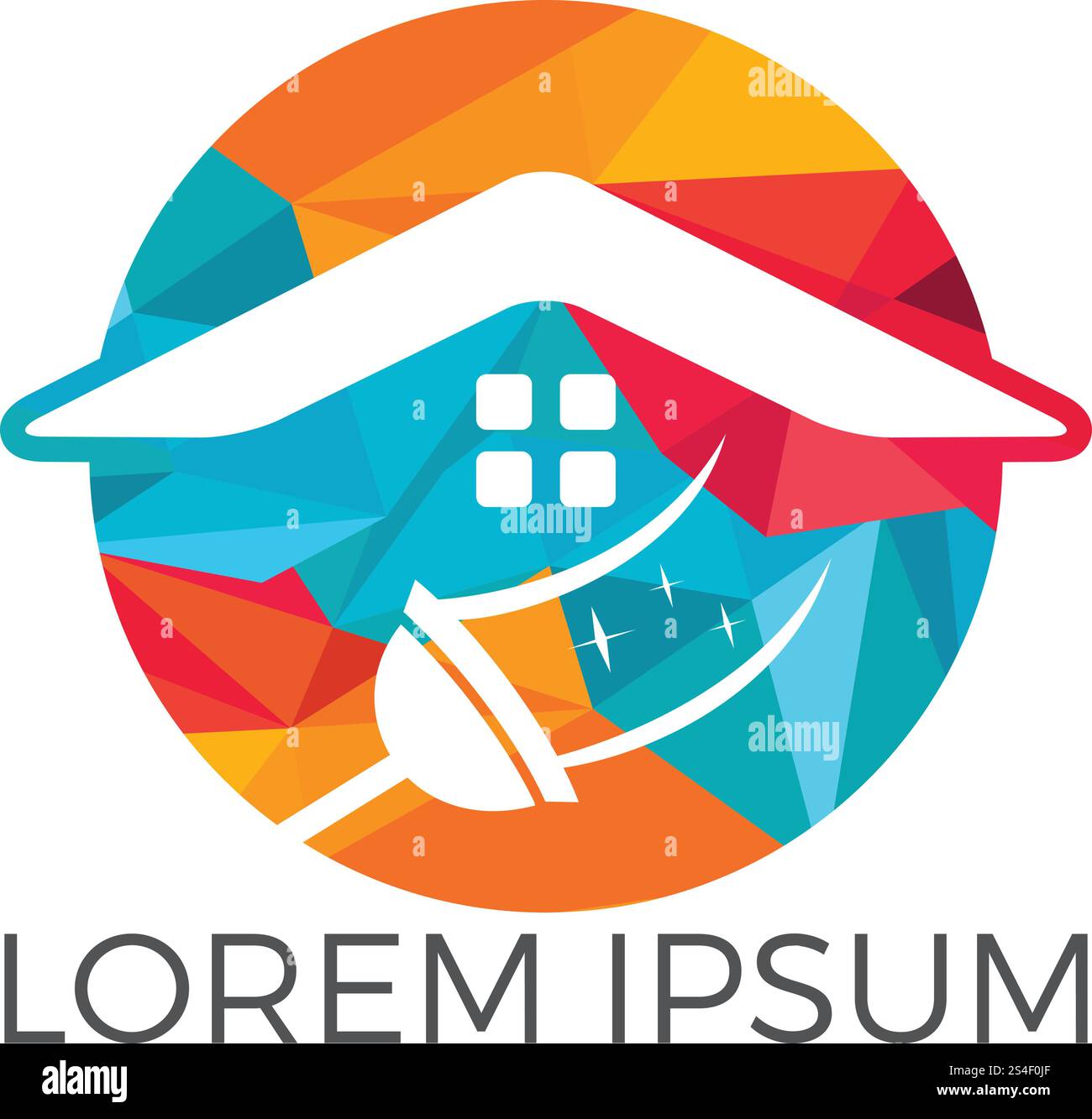 Home cleaning logo design. Cleaning service logo design Stock Vector ...