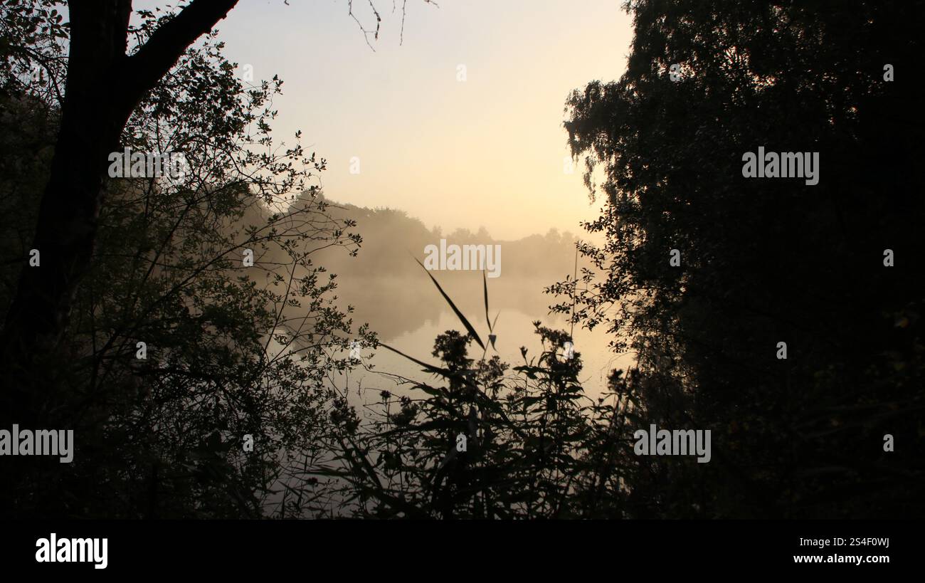 a scenic morning sunrise view Stock Photo - Alamy