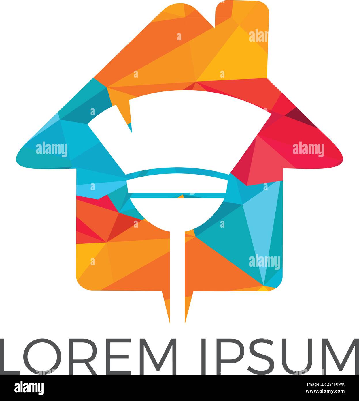 Cleaning company logo design. Cleaning house logo design Stock Vector ...