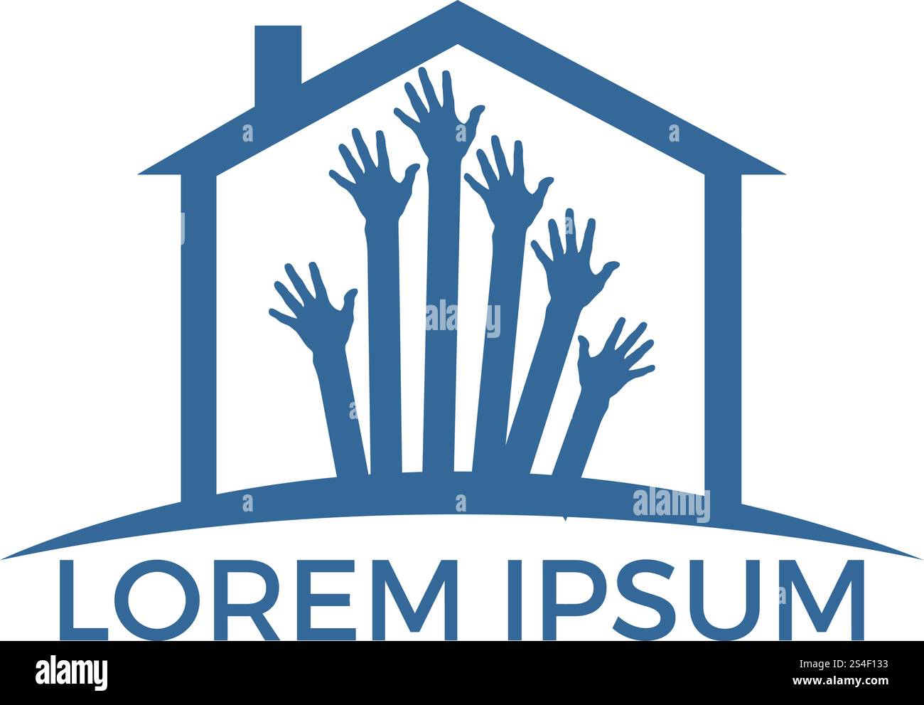 Orphan children home logo design. Child care parenting education and ...