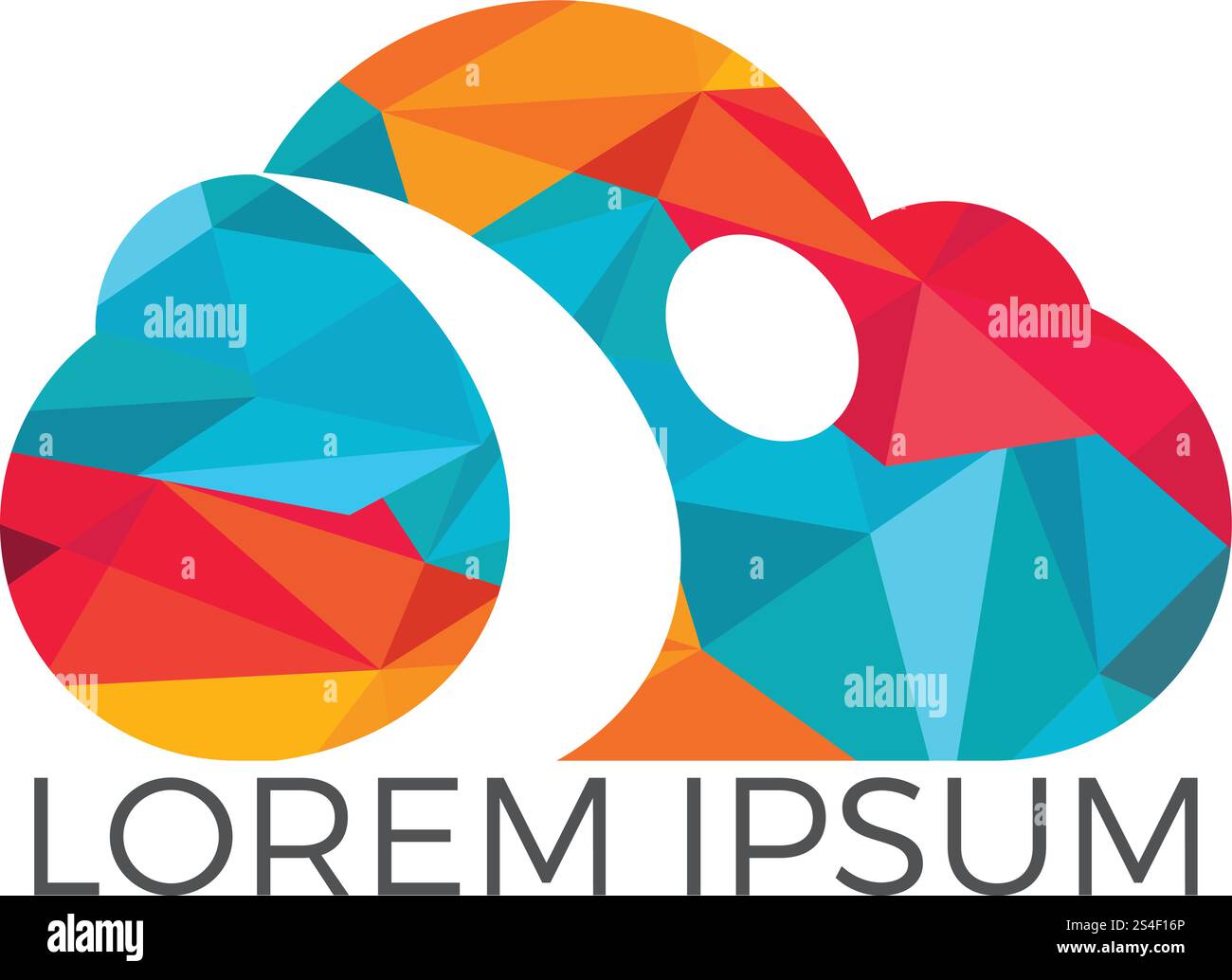 Abstract Human Cloud Logo Design. Business corporate cloud logo design ...