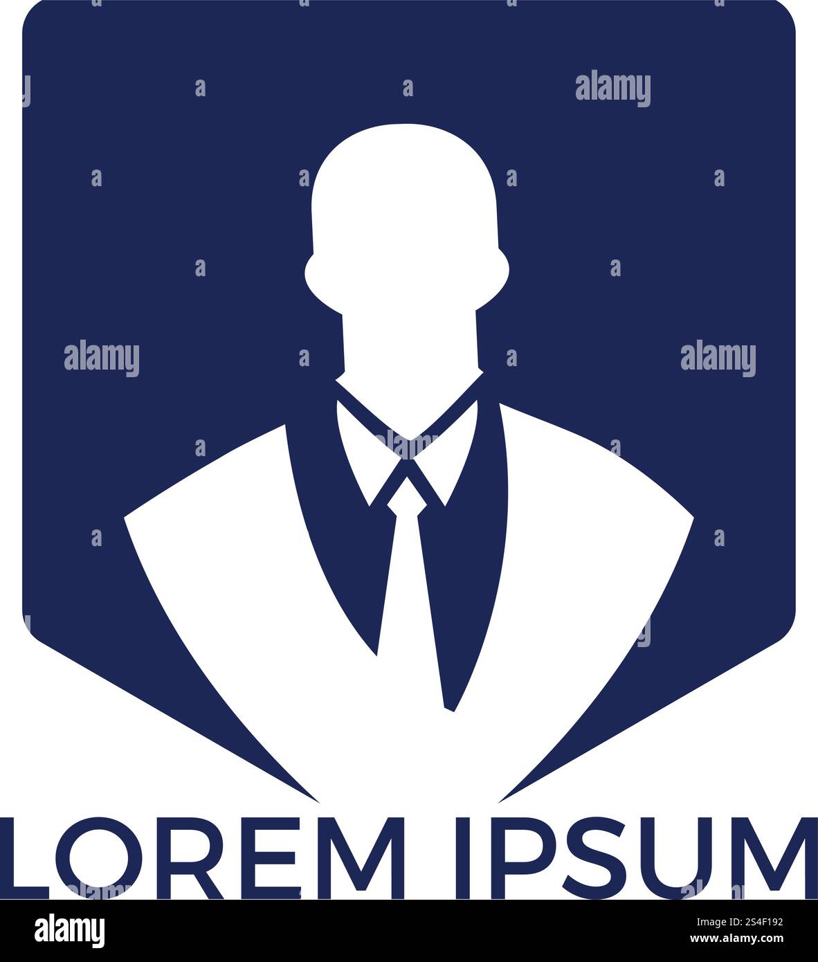 Leadership and Recruitment agency vector logo design. Businessman logo ...