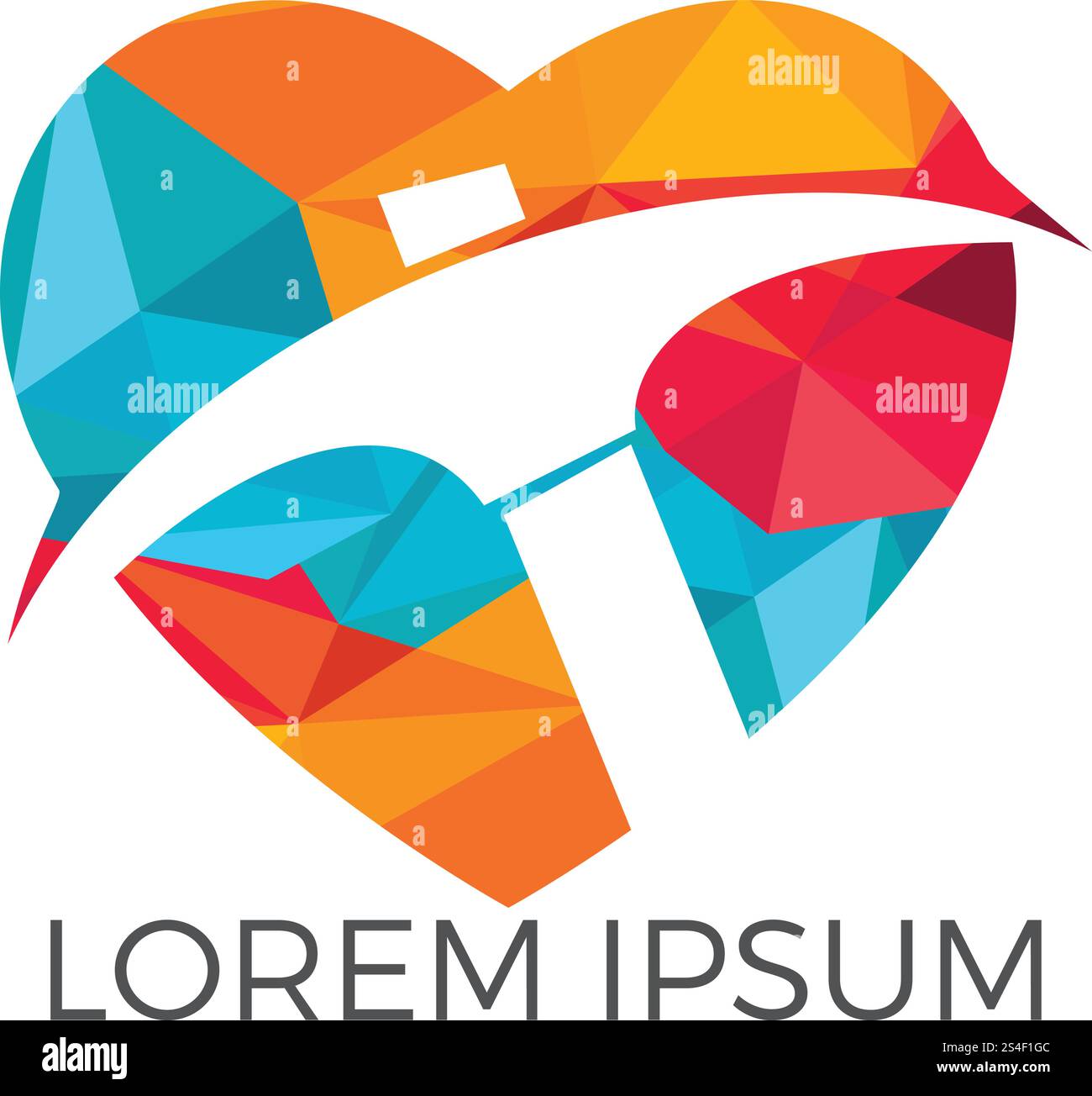 Pickaxe and heart mining logo design. Mining industry logo design ...