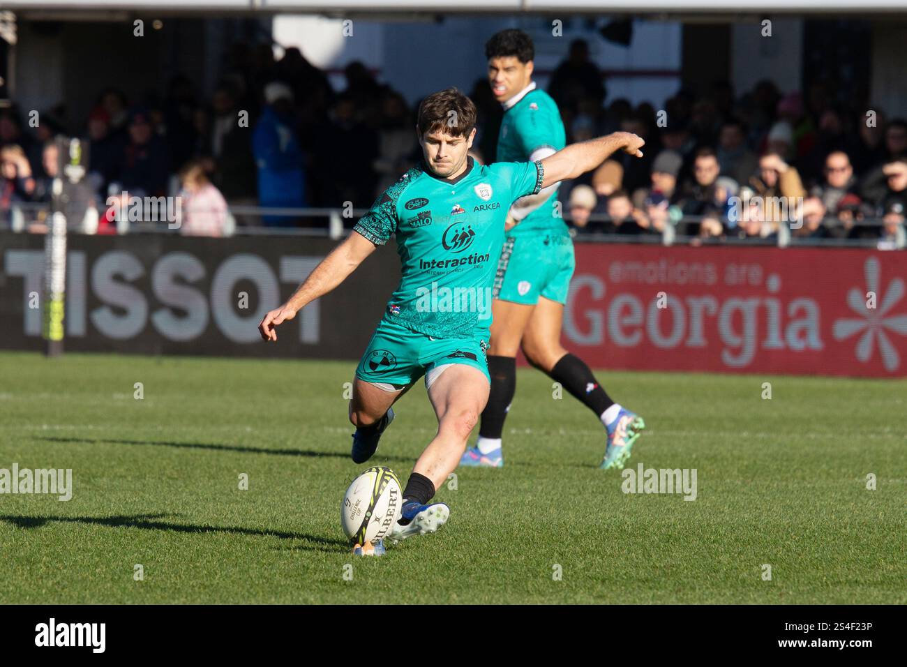 Jules Le Bail of Vannes during the EPCR Challenge Cup, Pool 3 rugby ...