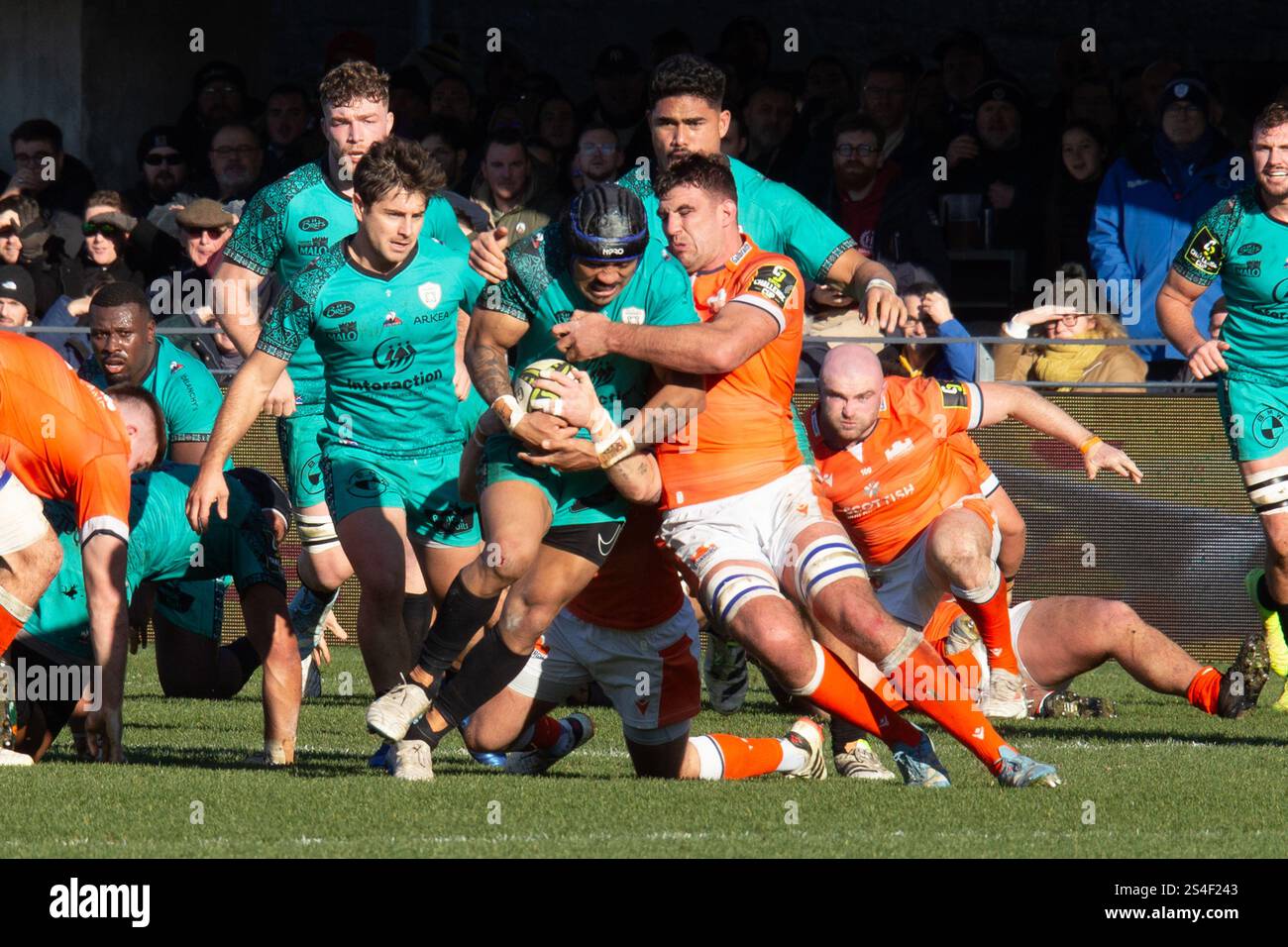 Francis Saili of Vannes during the EPCR Challenge Cup, Pool 3 rugby ...